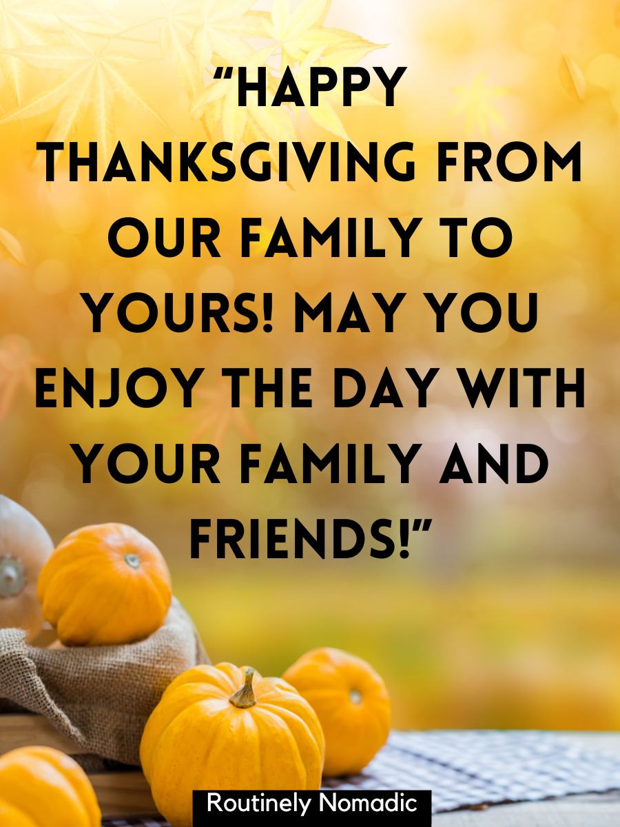 180 Short Happy Thanksgiving Wishes, Greetings and Messages - Routinely ...