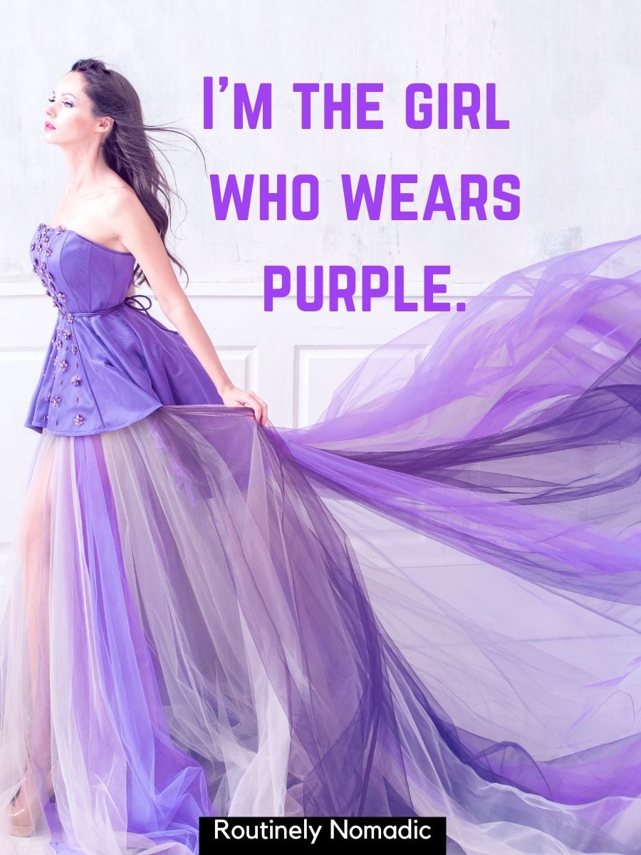 100 Short Aesthetic Purple Quotes for that Lavender Haze - Routinely Shares