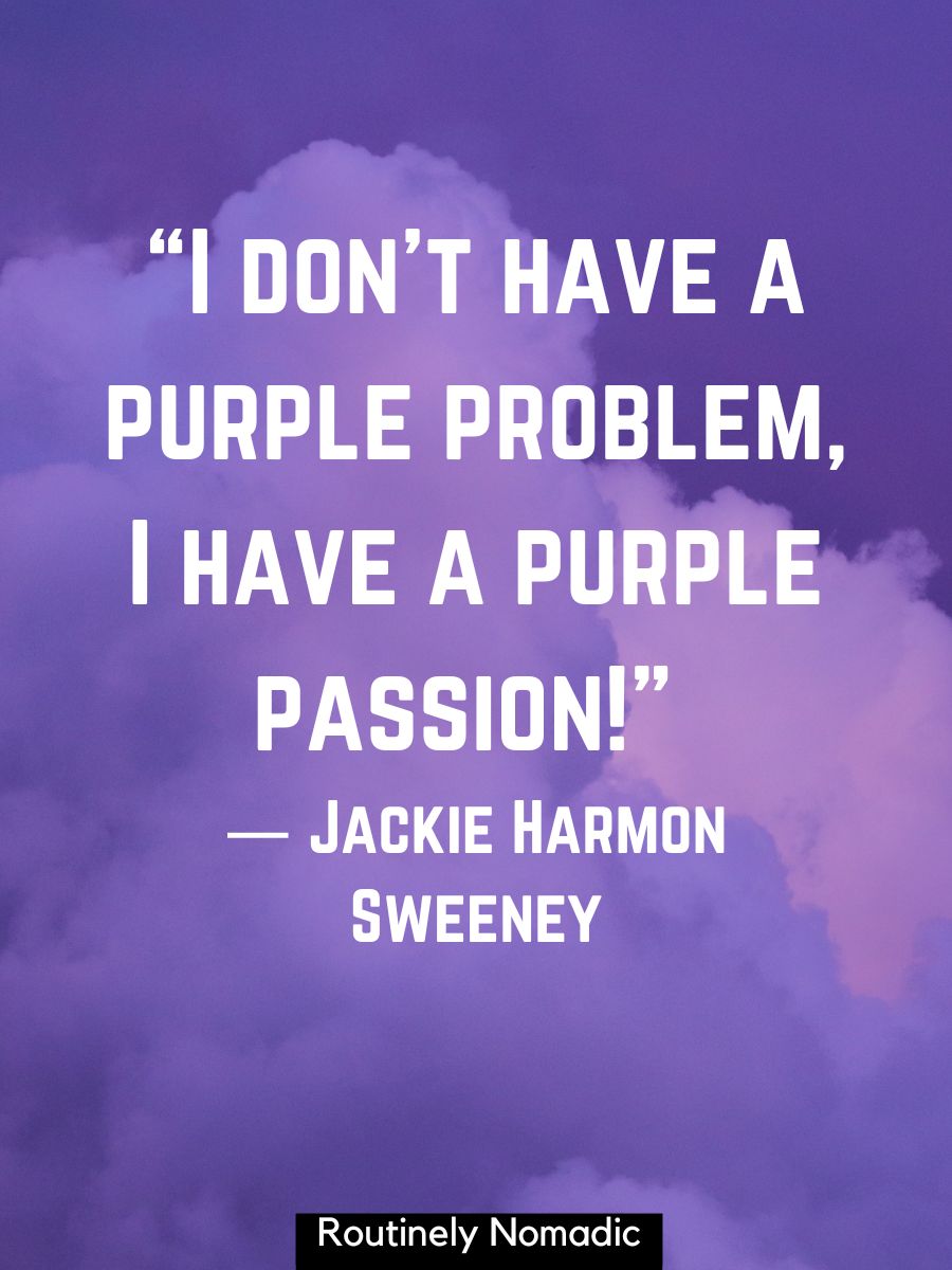 100 Short Aesthetic Purple Quotes for that Lavender Haze - Routinely Shares