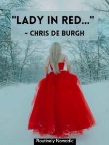 100 Stunning Red Dress Captions for that Red Aesthetic - Routinely Shares