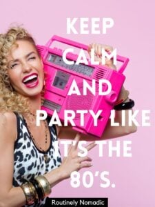 145 Rad 80’s Captions for the Neon Life - Routinely Shares