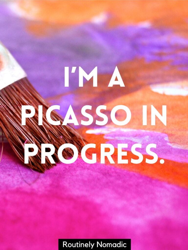 145 Painting Captions for that Artist Aesthetic - Routinely Shares