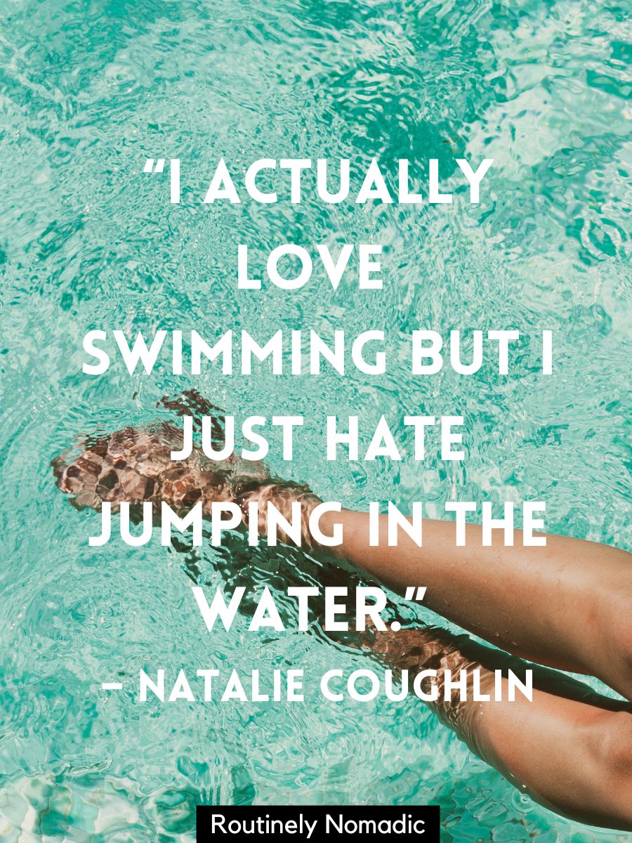 100 Short Pool Quotes for Instagram and Sayings for Your Summer ...