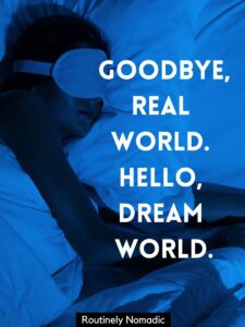 145 Sleep Captions for When it's Time to Rest - Routinely Shares