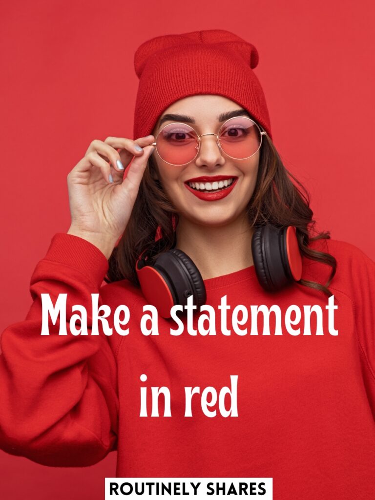 100 Amazing Red Outfit Captions For Instagram Routinely Shares