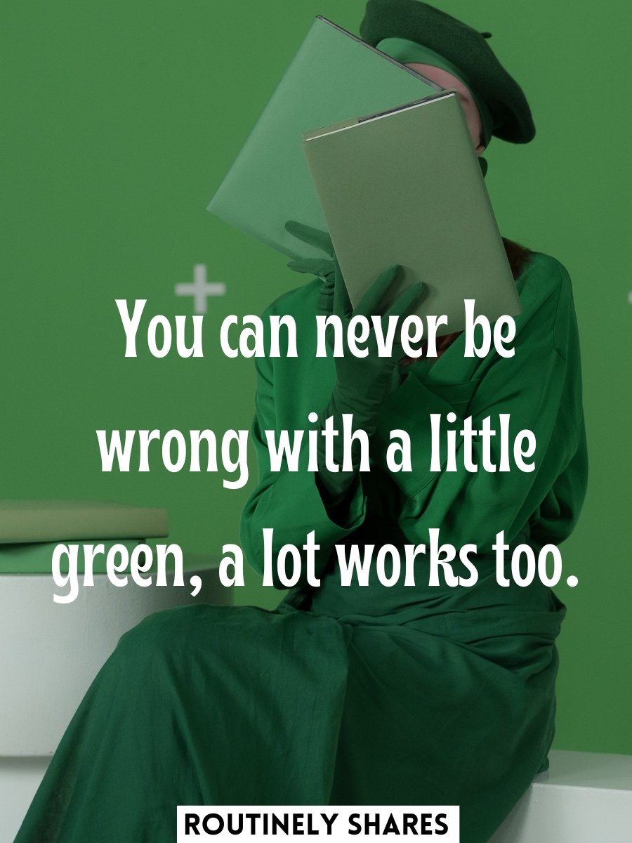 150 Amazing Green Captions for Instagram - Routinely Shares