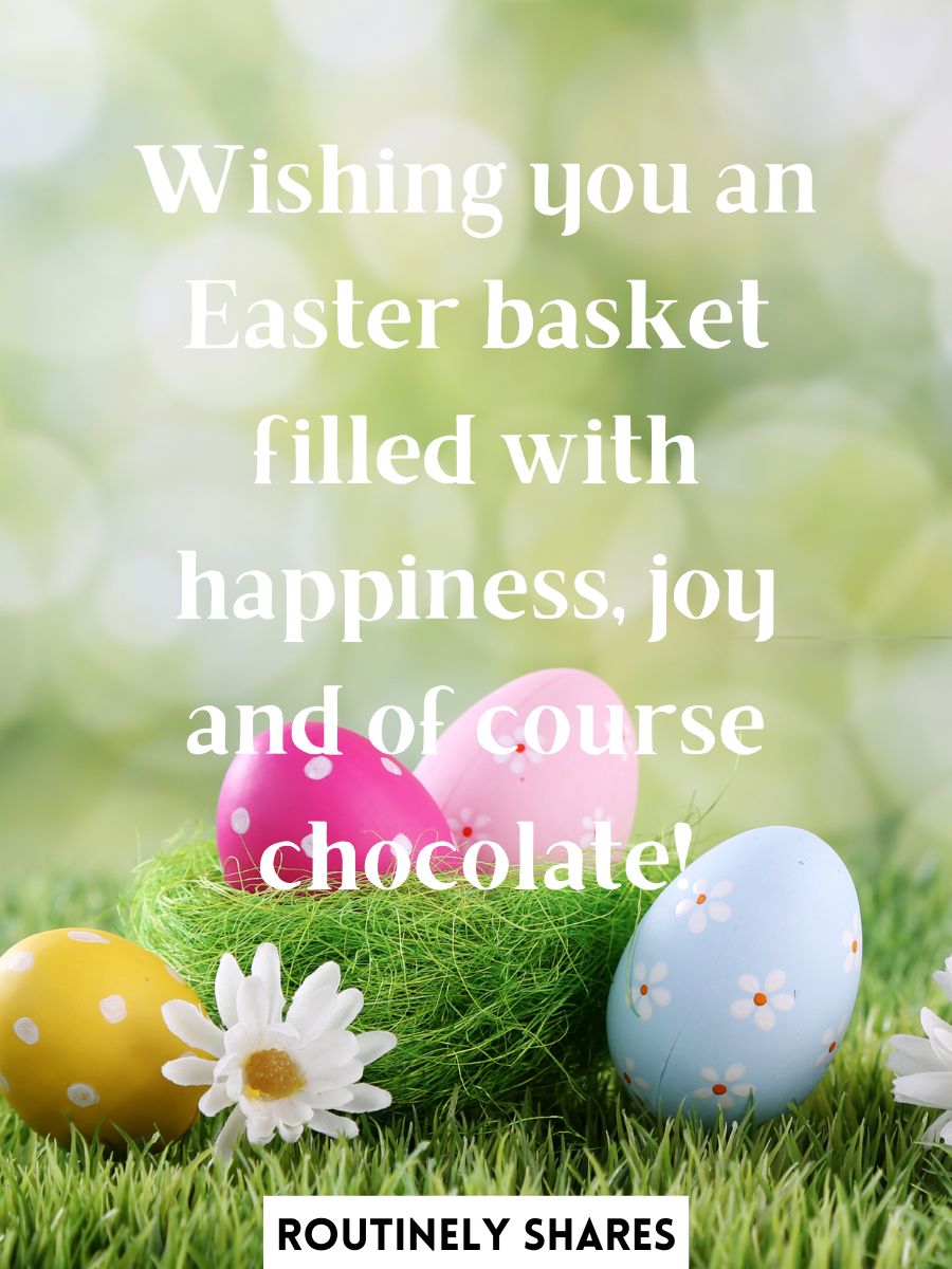 80 Short Happy Easter Messages and Wishes - Routinely Shares