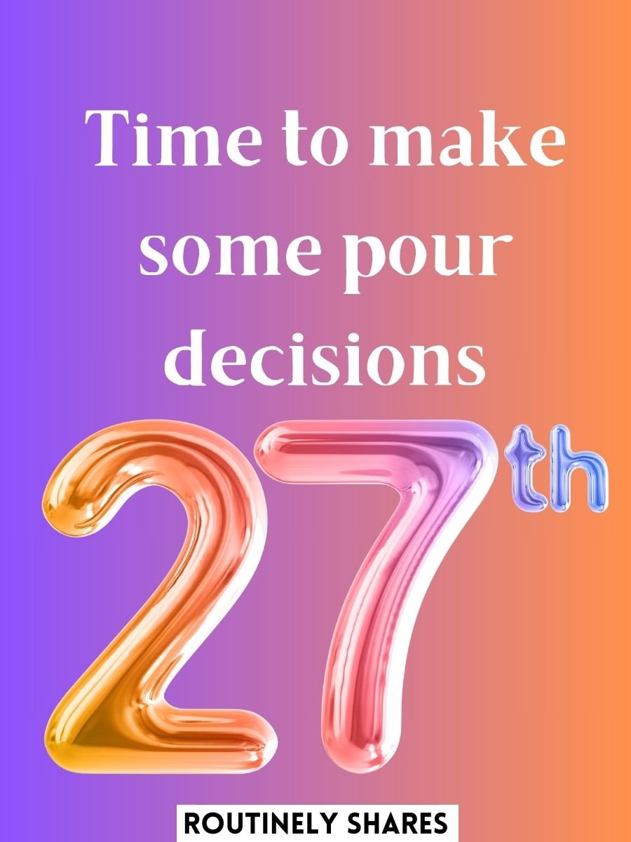 Happy 27th Birthday Captions for Yourself and Friends - Routinely Shares