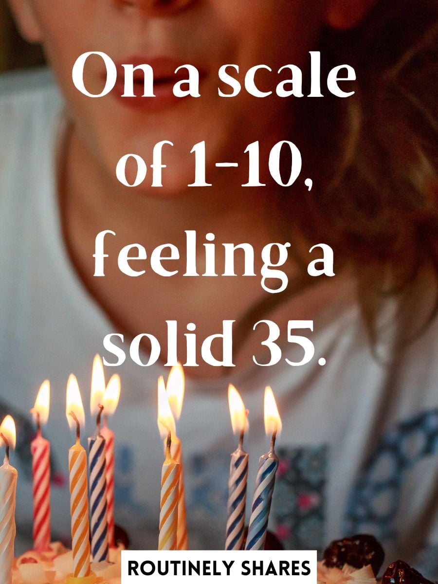 Happy 35th Birthday Captions for Yourself and Friends - Routinely Shares