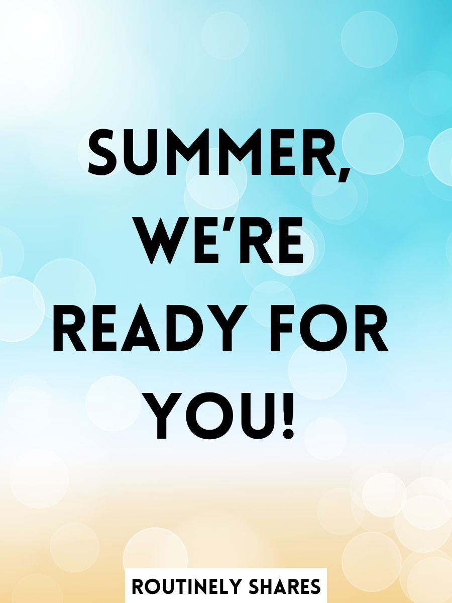 Short Summer Letter Board Quotes, Ideas, and Sayings for Those ...