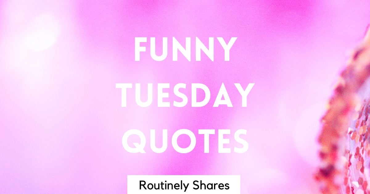 100 Funny Tuesday Quotes to Start Your Morning with Humor - Routinely ...