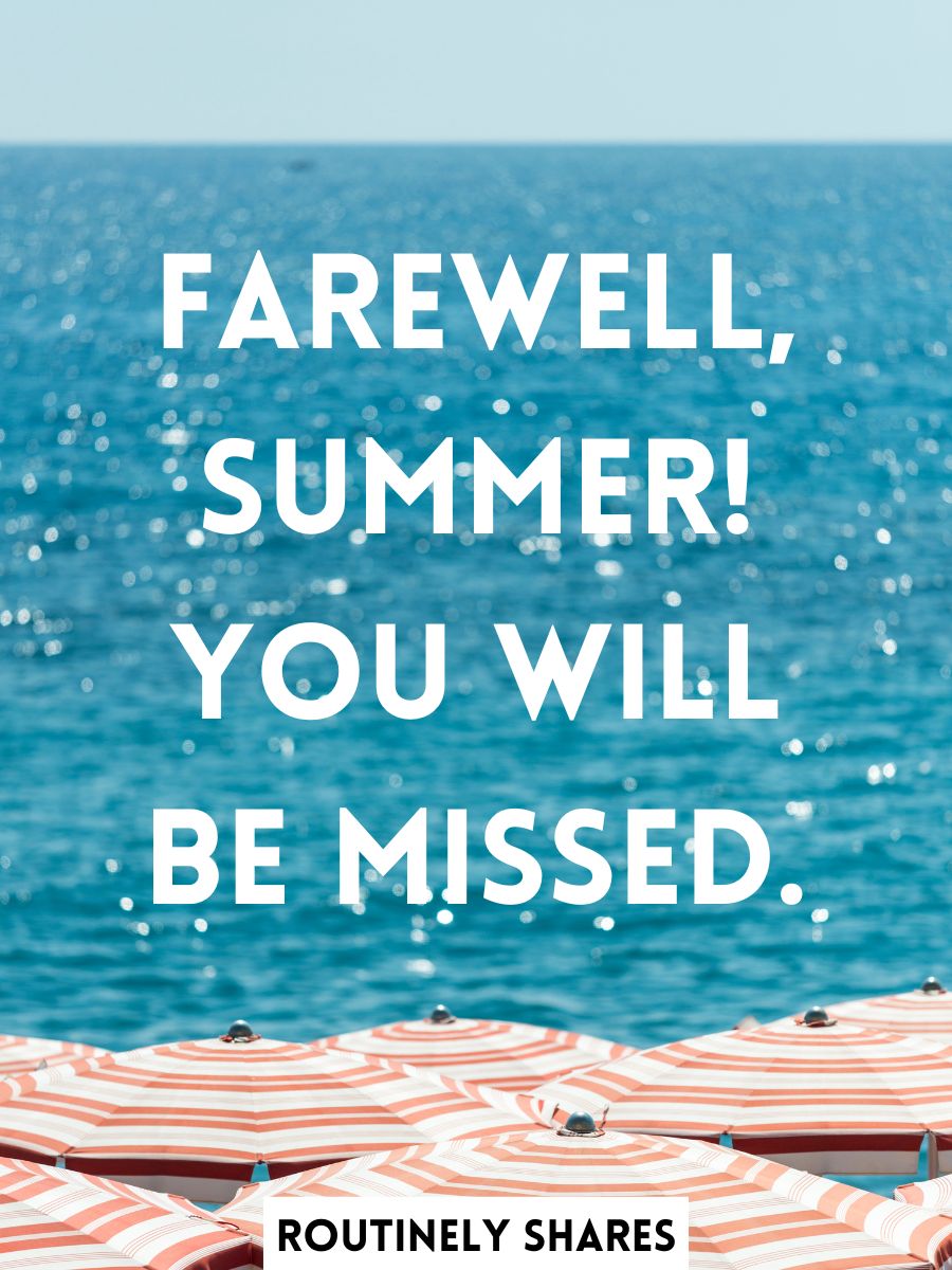 150 Cute and Short End of Summer Captions for that Nostalgic Aesthetic ...