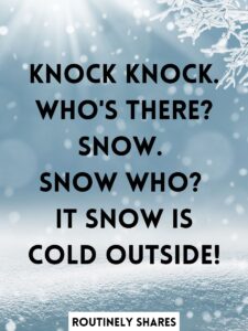 270 Funny Snow Puns, Jokes and One Liners for Winter Humor - Routinely ...