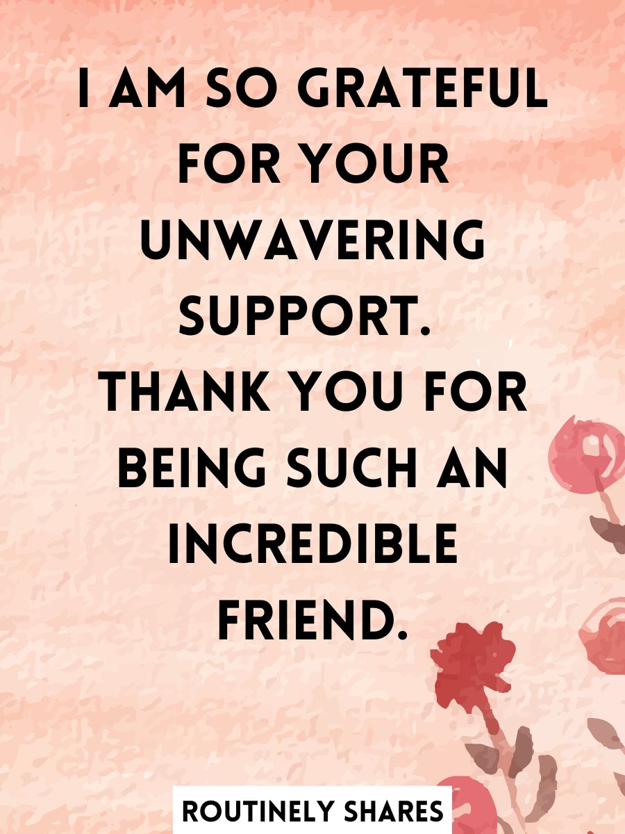 Short Touching and Funny Thank You Messages for Friends to Show Appreciation to Your Besties ...