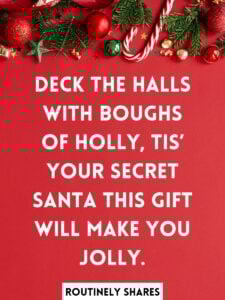 The 170 Best Secret Santa Messages and Captions - Routinely Shares