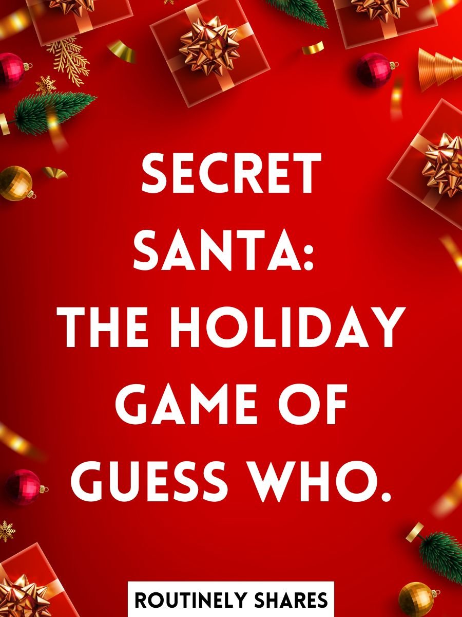 The 170 Best Secret Santa Messages and Captions - Routinely Shares