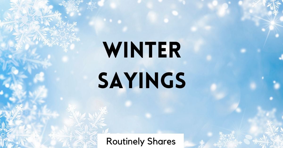300 Cute and Short Winter Sayings for those Cozy Vibes - Routinely Shares