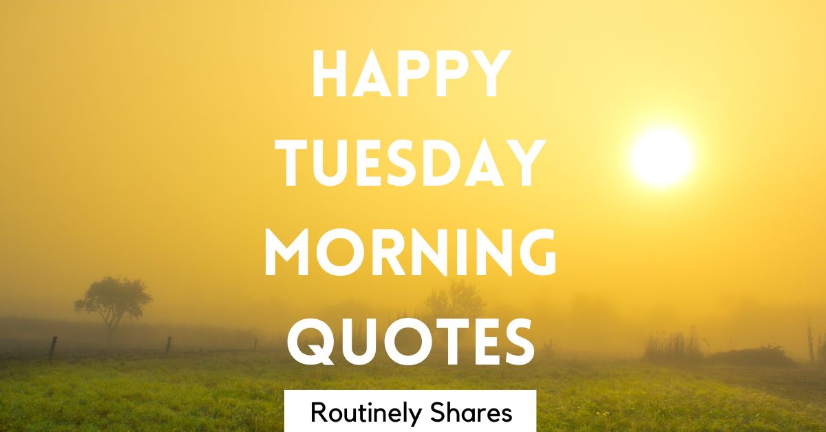 Short Happy Tuesday Morning Quotes and Greetings For Motivation to ...