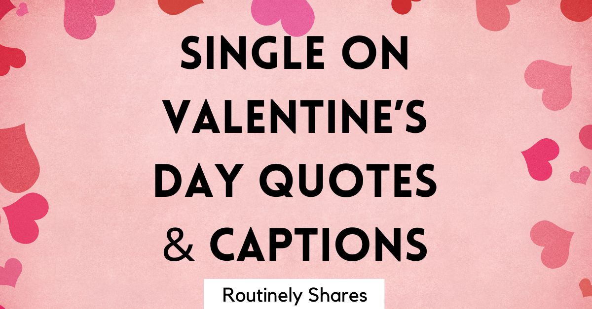 Funny and Short Being Single on Valentine’s Day Quotes and Captions ...