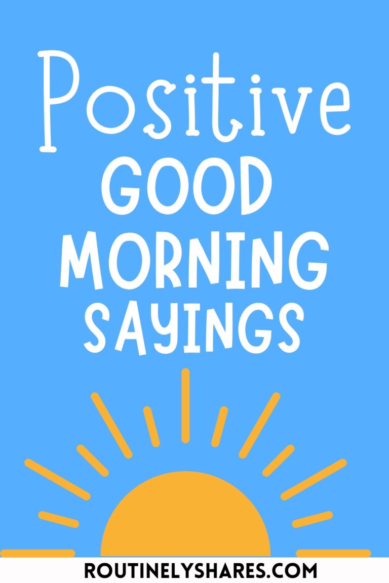 250 Short and Positive Good Morning Sayings to Start the Day Right ...