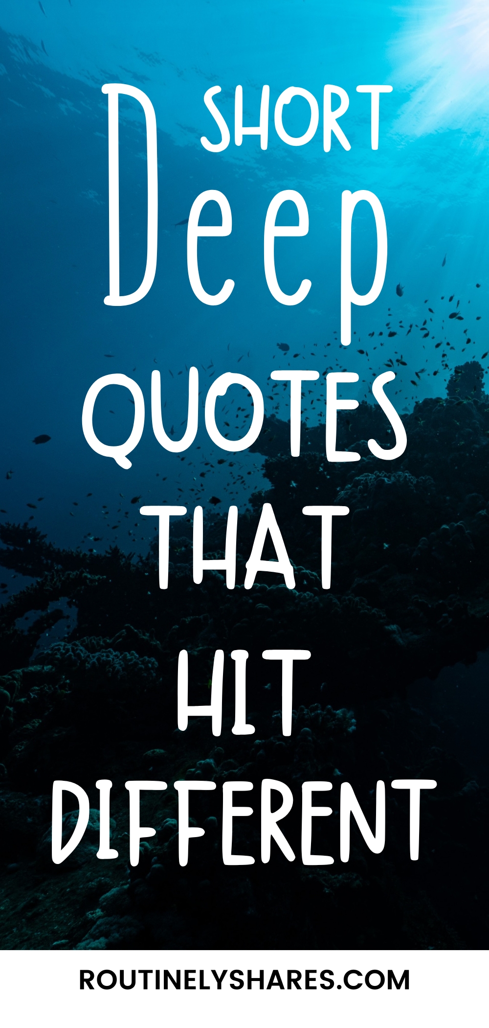 Short Deep Quotes with Life Truths that Hit Different - Routinely Shares