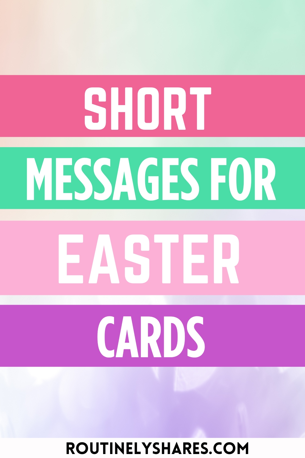 150 Short Happy Easter Wishes for Friends, Family and Cards - Routinely ...