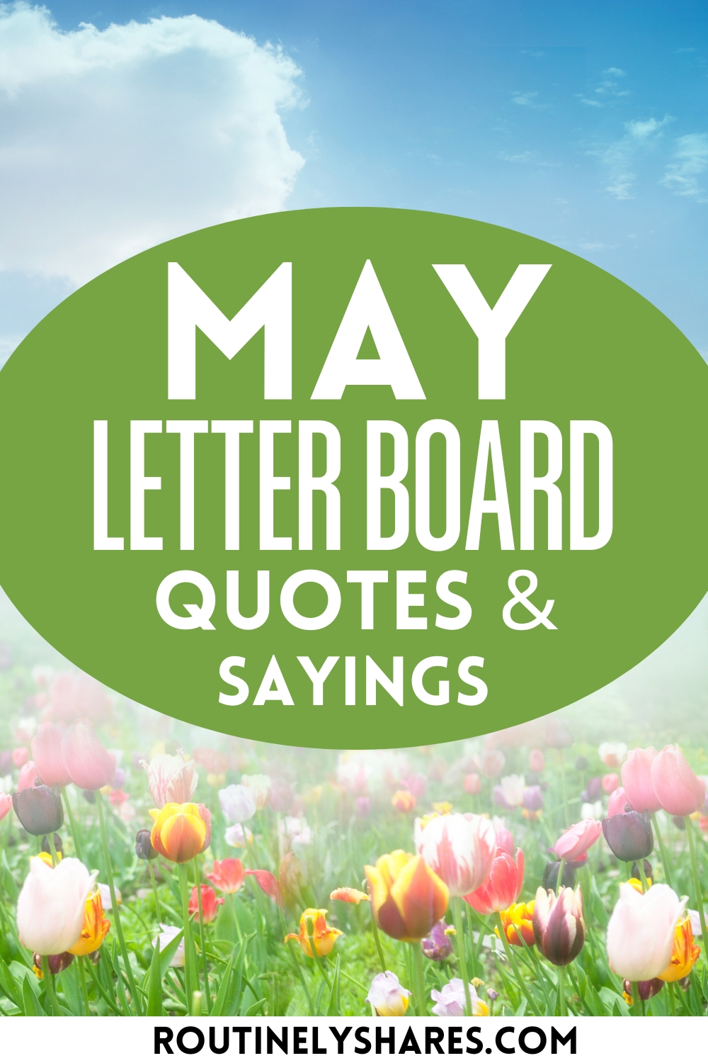 Short, Cute and Funny May Letter Board Quotes and Sayings - Routinely ...