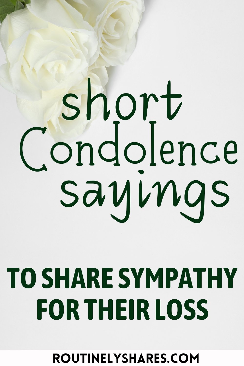 Meaningful Short Condolence Quotes and Sayings to Share Your Sympathy ...