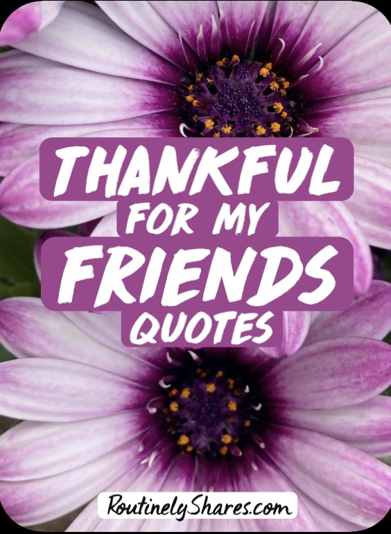 The 125 Best Feeling Thankful for Friends Quotes and Messages ...