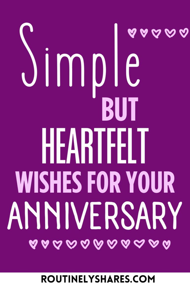 200 Short Happy Anniversary Messages and Heartfelt Wishes - Routinely ...