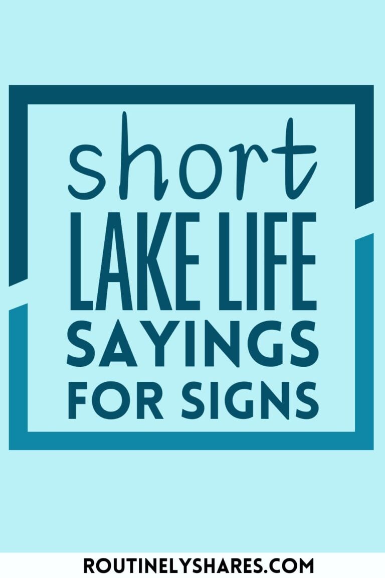 Lake Life Quotes: 95 Perfect Lake Life Sayings - Routinely Shares