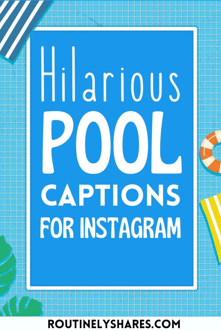 100 Funny Pool Captions & Puns for that Amusing Aesthetic - Routinely ...