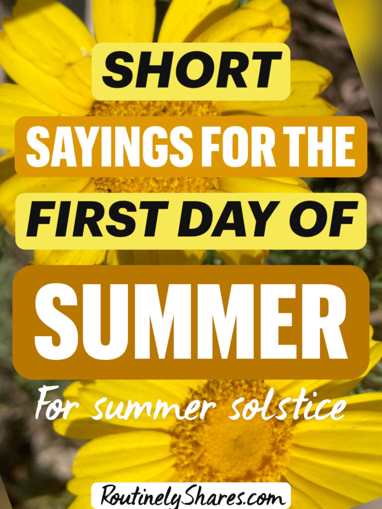 100 Short Summer Solstice Sayings and Quotes to Welcome the First Day ...