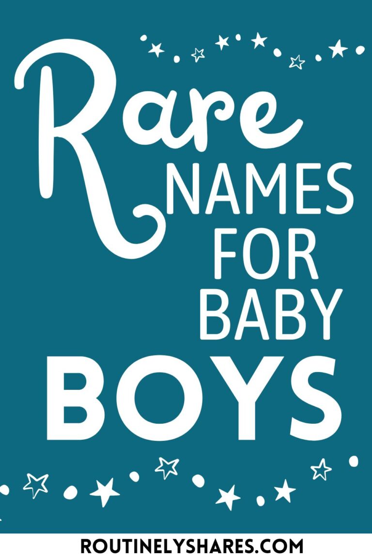 120 Unique Baby Boy Names that Aren't Overused for that Rare Name Vibe ...