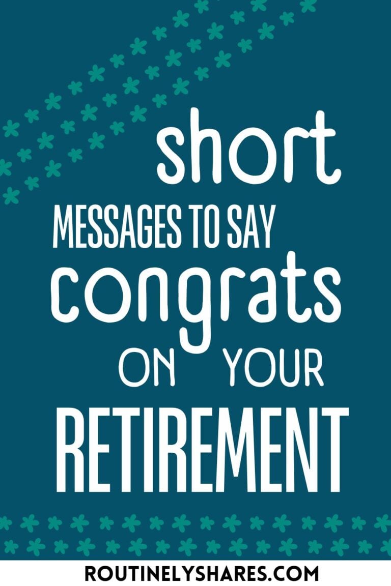 Short Happy Retirement Wishes and Messages for Cards - Routinely Shares