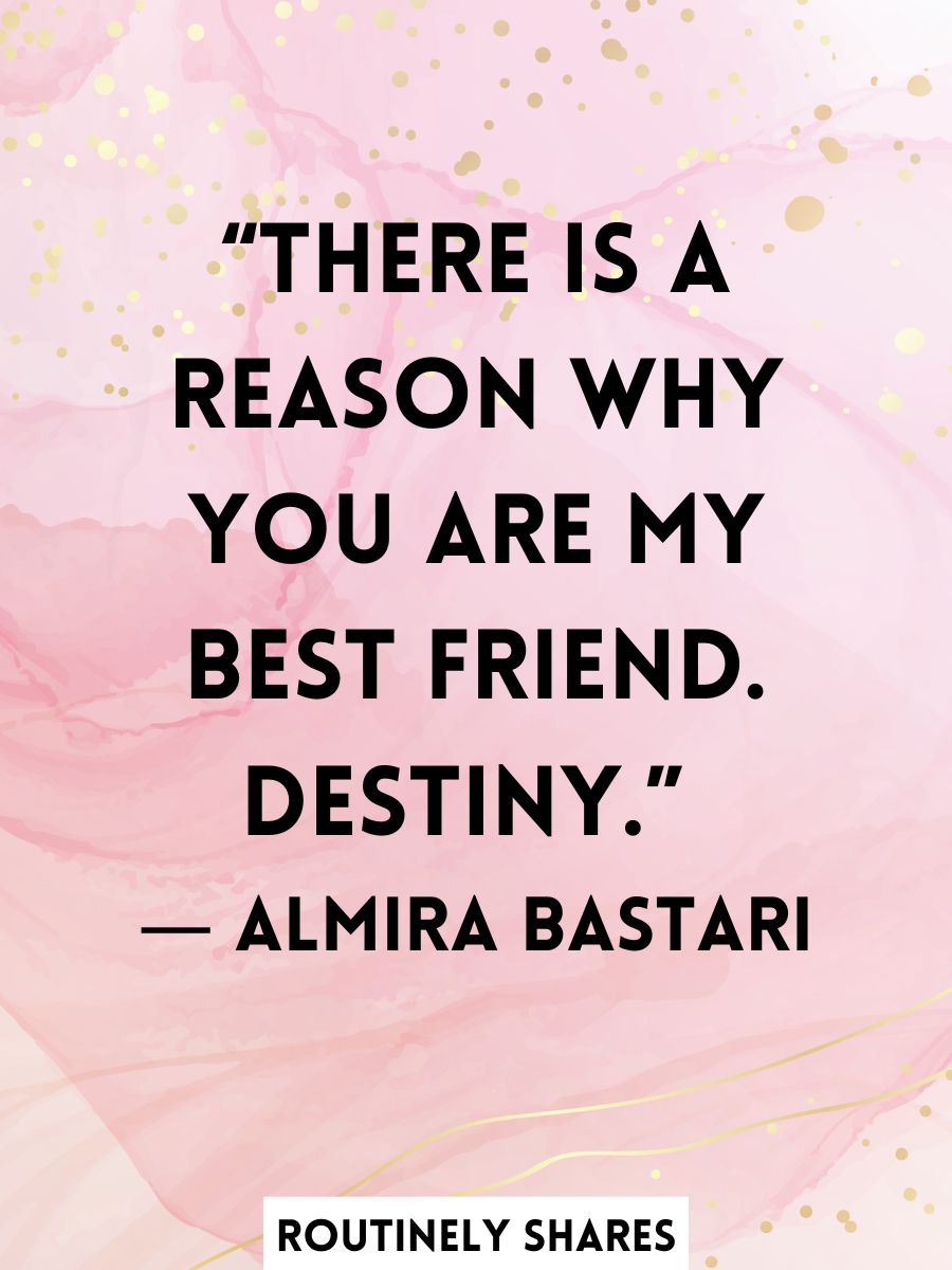 Cute and Short Best Friend Quotes and Sayings for Besties - Routinely ...