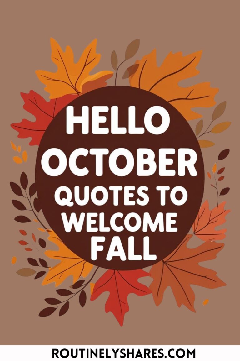 100 Best Hello October Captions for Instagram - Routinely Shares