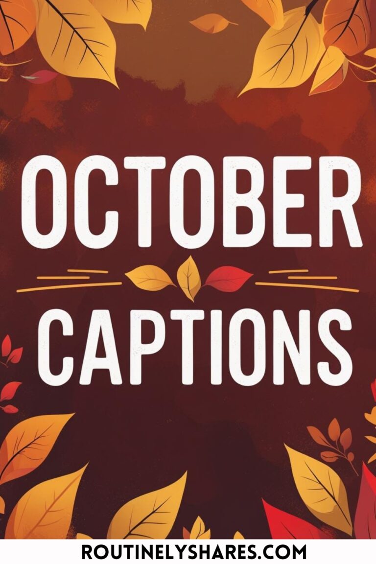 100 Best Hello October Captions for Instagram - Routinely Shares