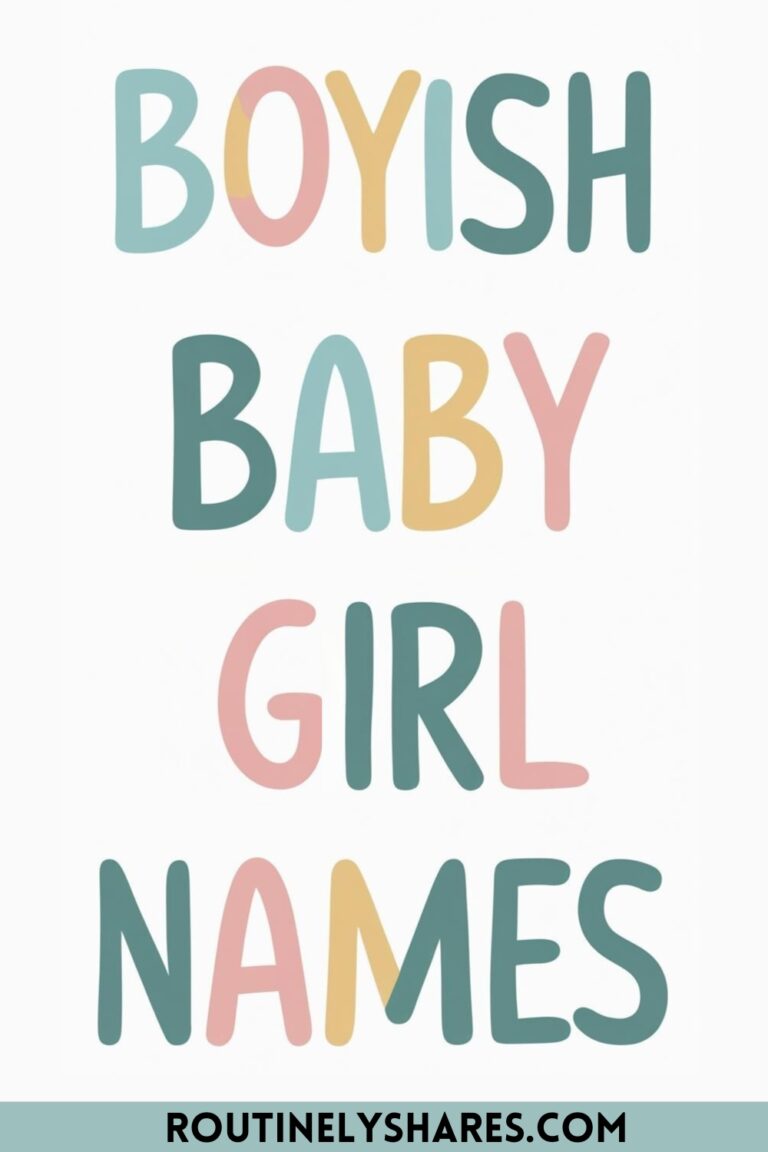 120 Cute Boyish Baby Girl Names for Your List - Routinely Shares