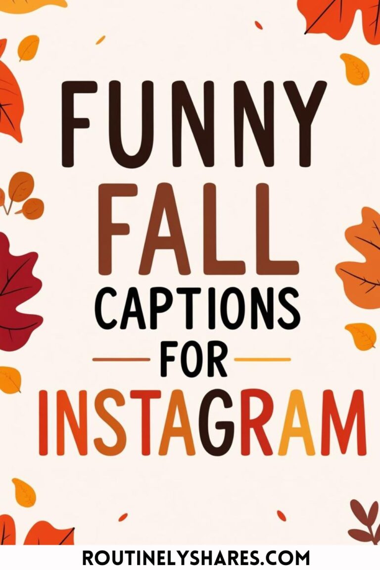 300 Funny Fall Captions for Autumn Humor - Routinely Shares