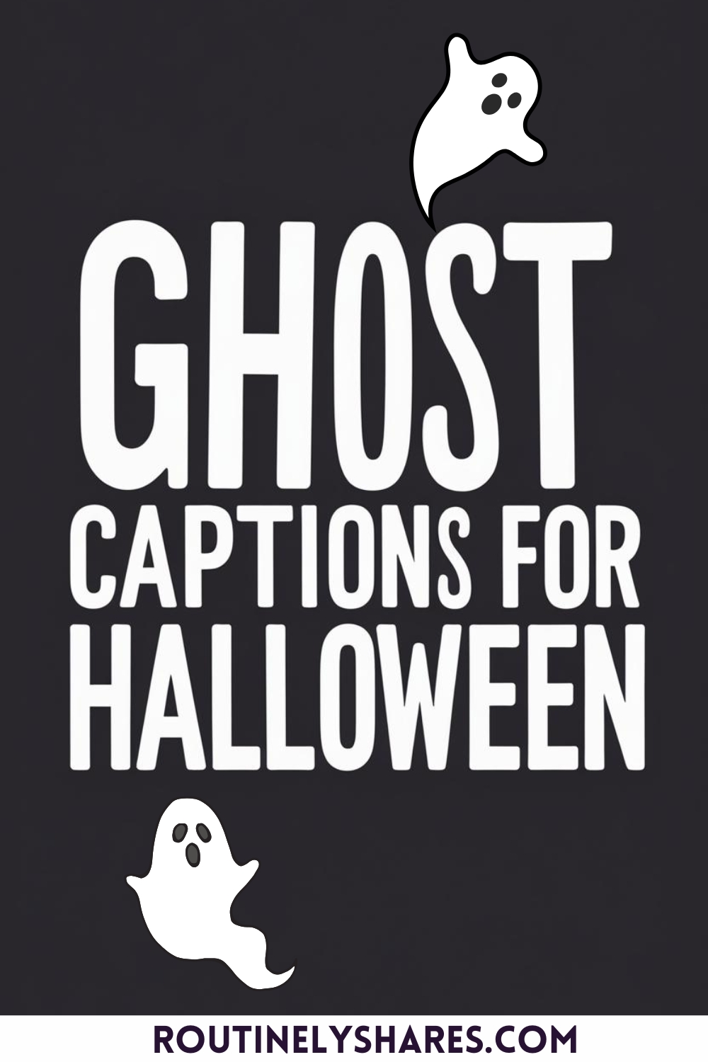 100 Funny, Cute and Short Ghost Captions and Quotes for that Spooky ...