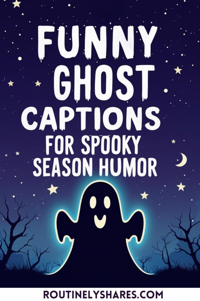 100 Funny, Cute and Short Ghost Captions and Quotes for that Spooky ...