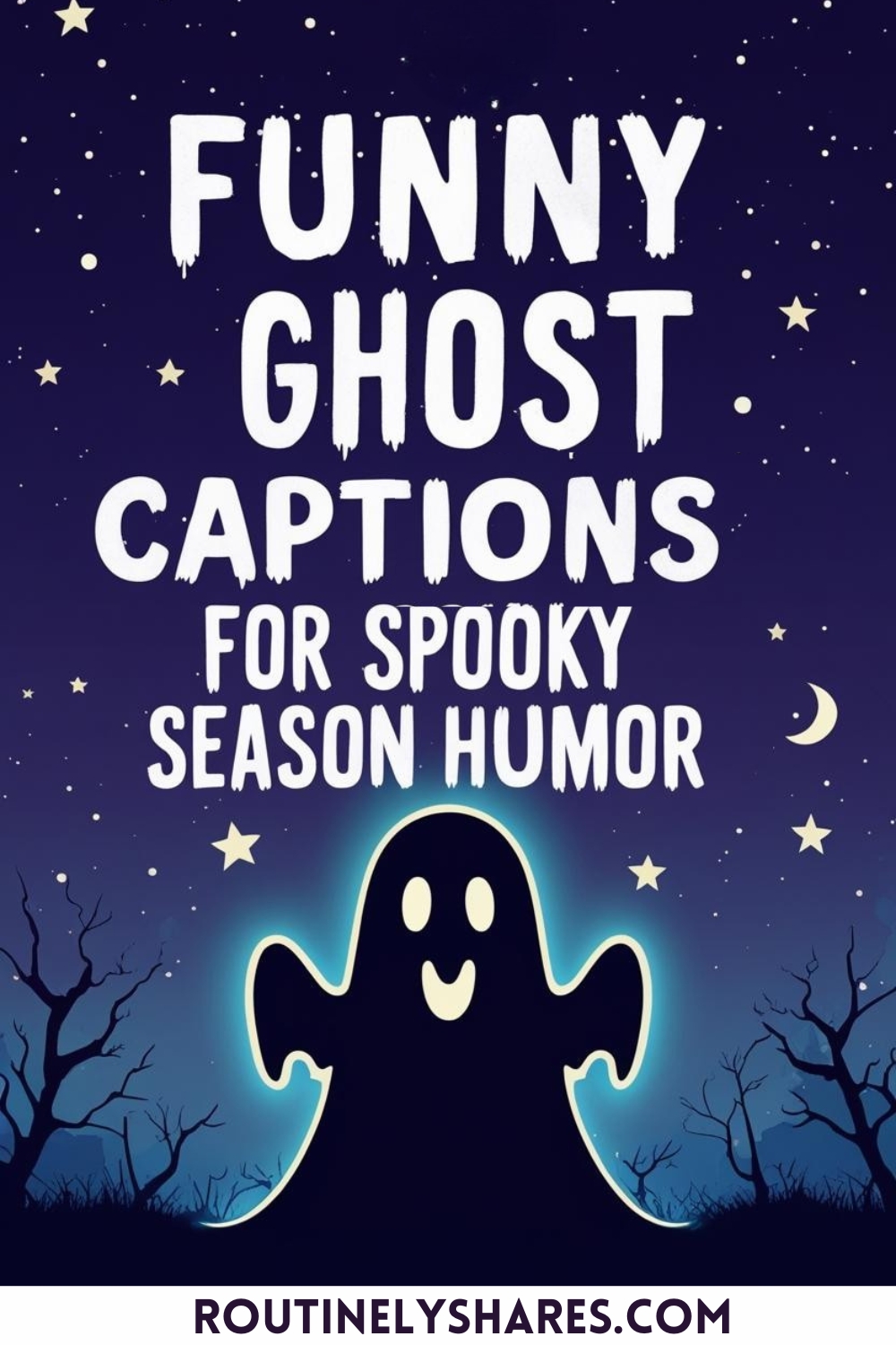 100 Funny, Cute and Short Ghost Captions and Quotes for that Spooky ...