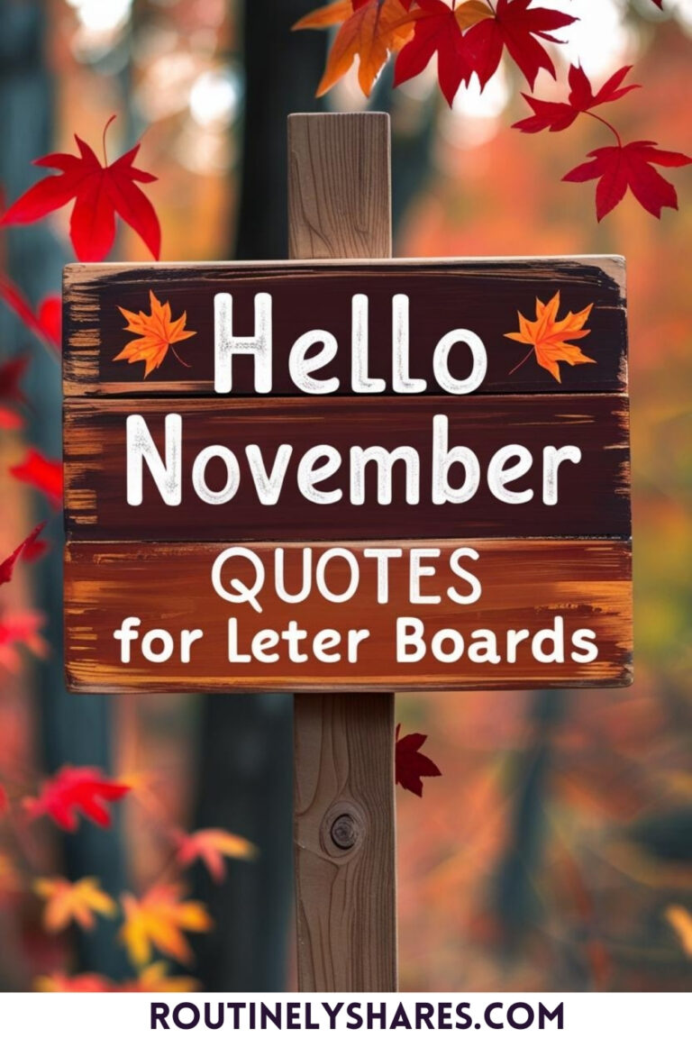 The 180 Short Happy November Letter Board Quotes and Sayings ...
