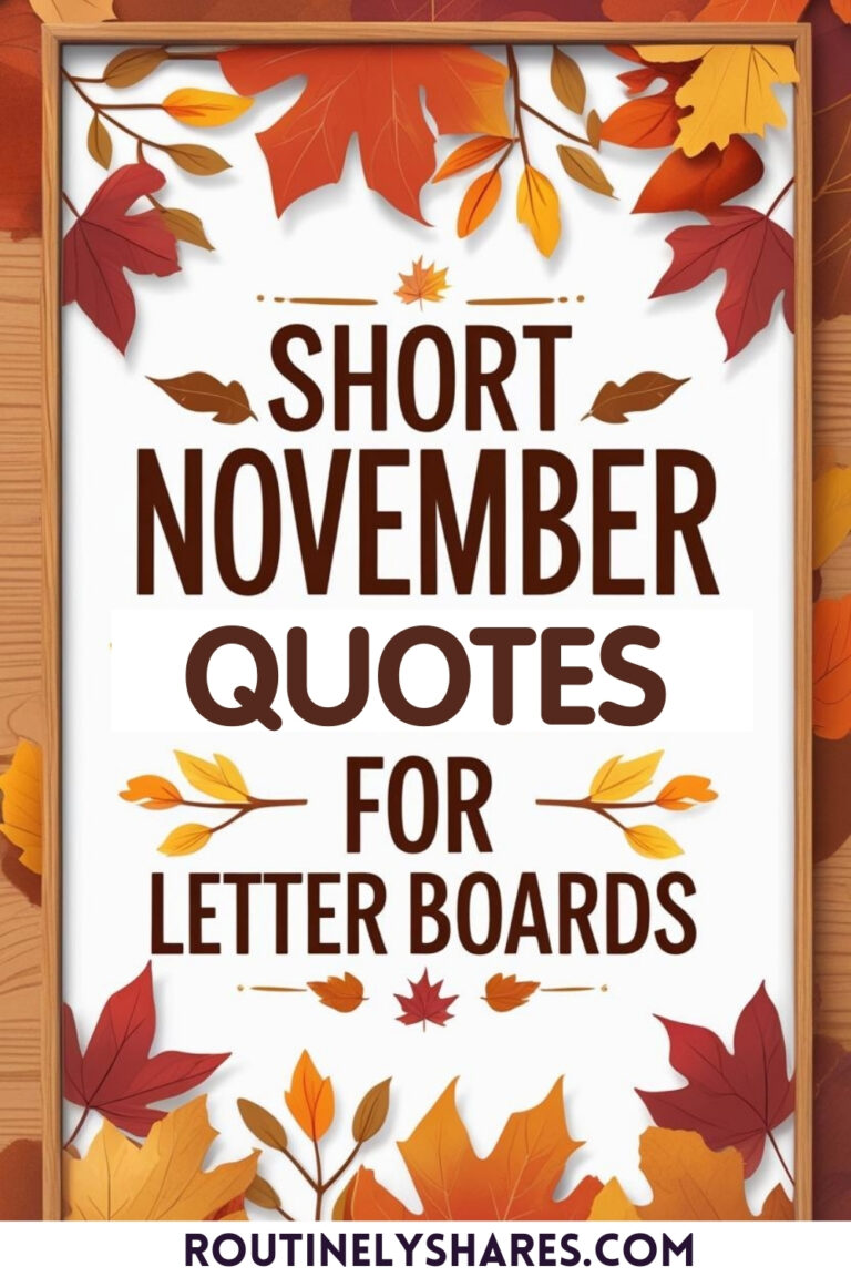 The 180 Short Happy November Letter Board Quotes and Sayings ...
