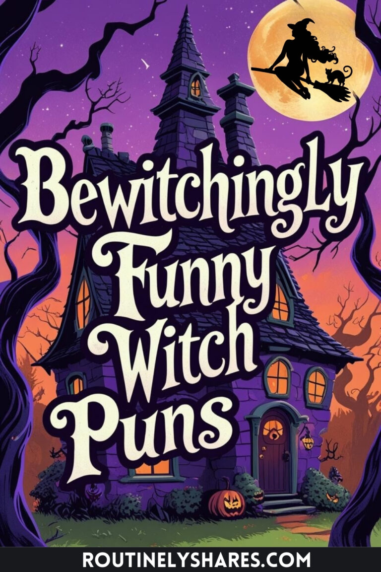 100 Spellbindingly Funny Witch Puns - Routinely Shares
