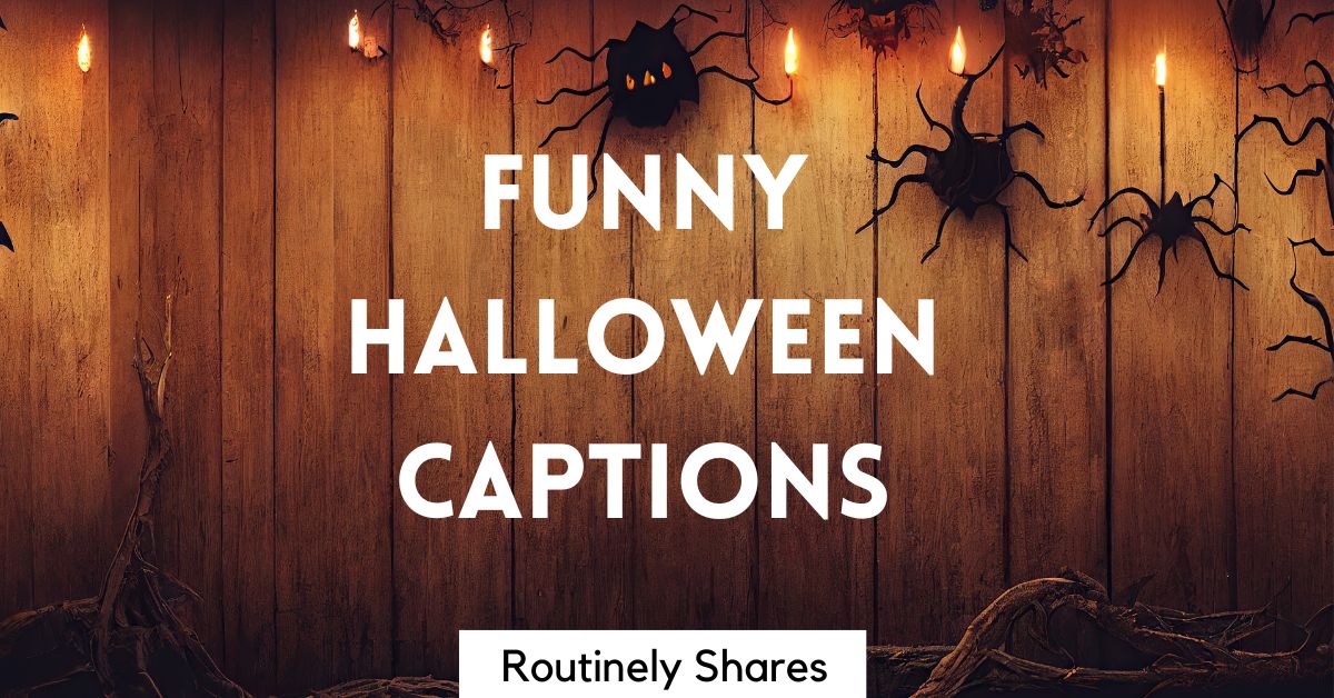 Funny Halloween Captions for Spooky Season Humor - Routinely Shares