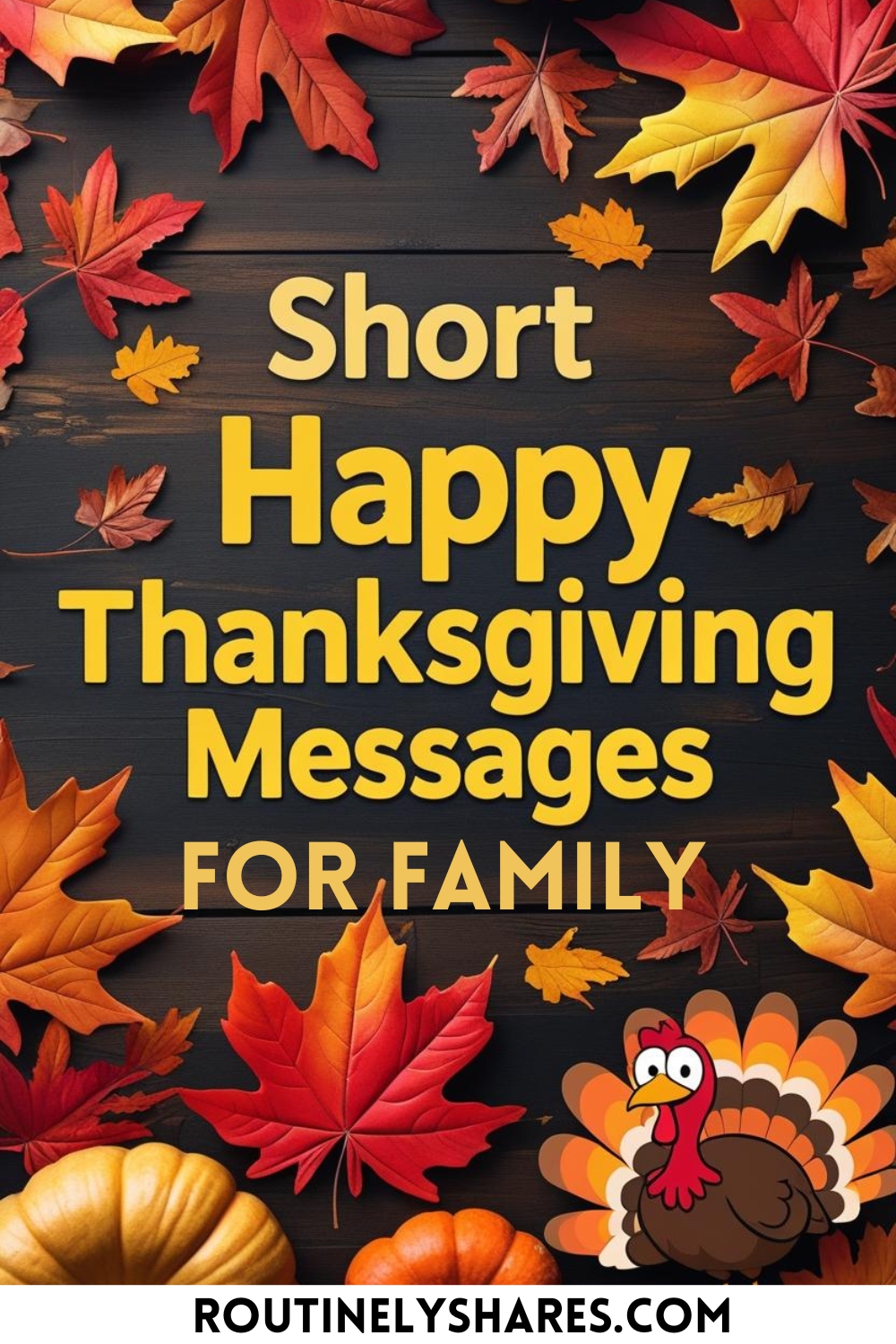 180 Short Happy Thanksgiving Wishes, Greetings and Messages - Routinely ...