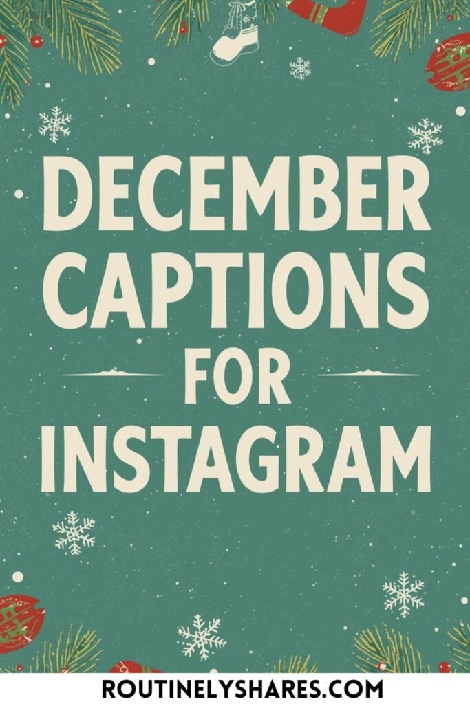 100 Short Hello December Captions for that Cozy Winter Aesthetic ...