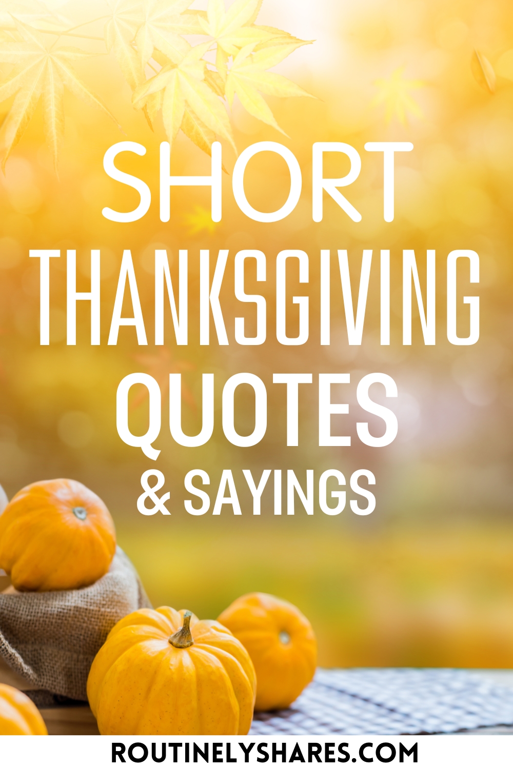 Short Thanksgiving Quotes and Sayings for the Day of Gratitude ...